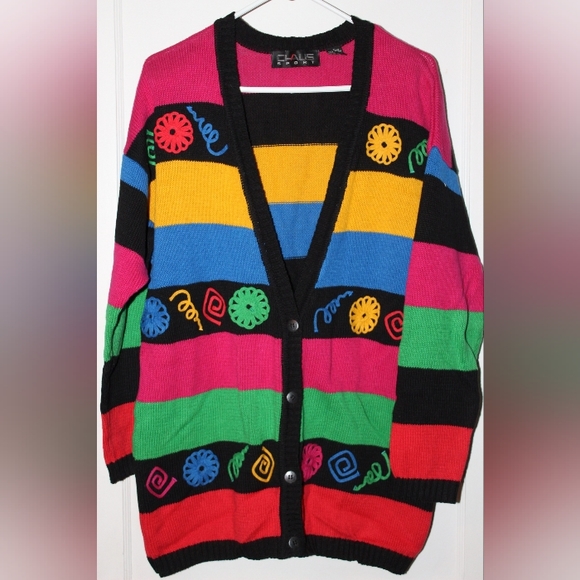 Chaus | Sweaters | Vintage Chaus Sport 8s Long Cardigan Sweater | Poshmark
